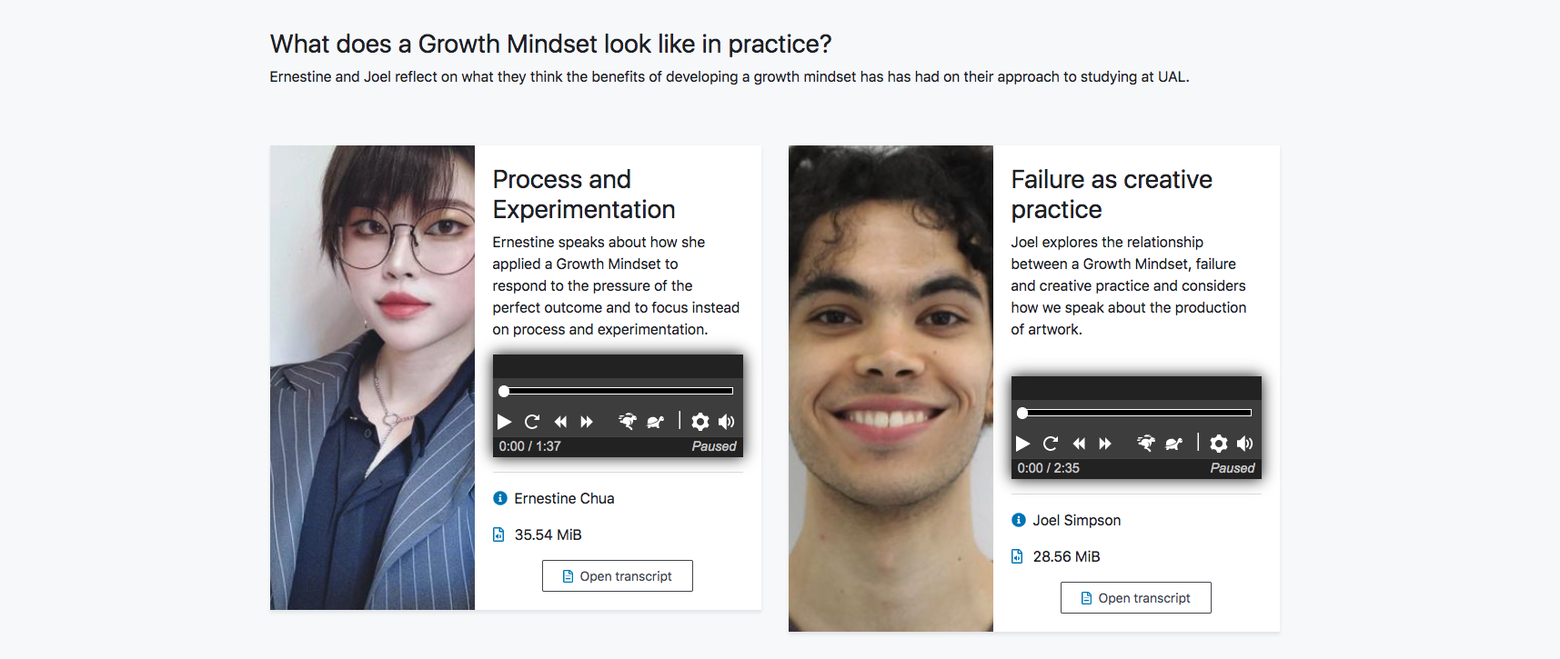 UAL Creative Mindsets – A cross-institutional project focused on creating equitable experiences ...